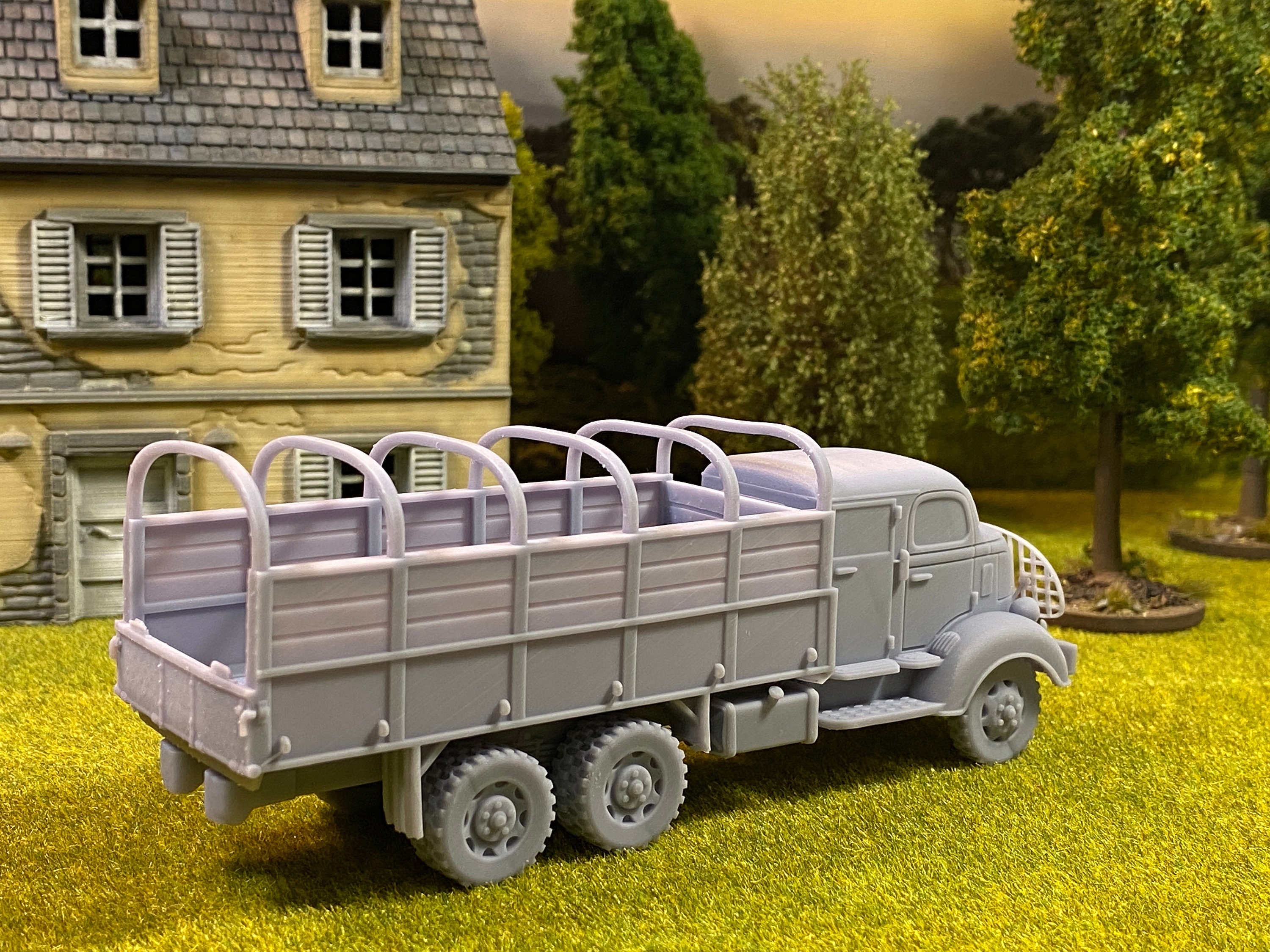 WWII US Chevrolet AFWX354 Utility Truck 1/100 15mm 1/87 HO 1/72 20mm 1/ ...