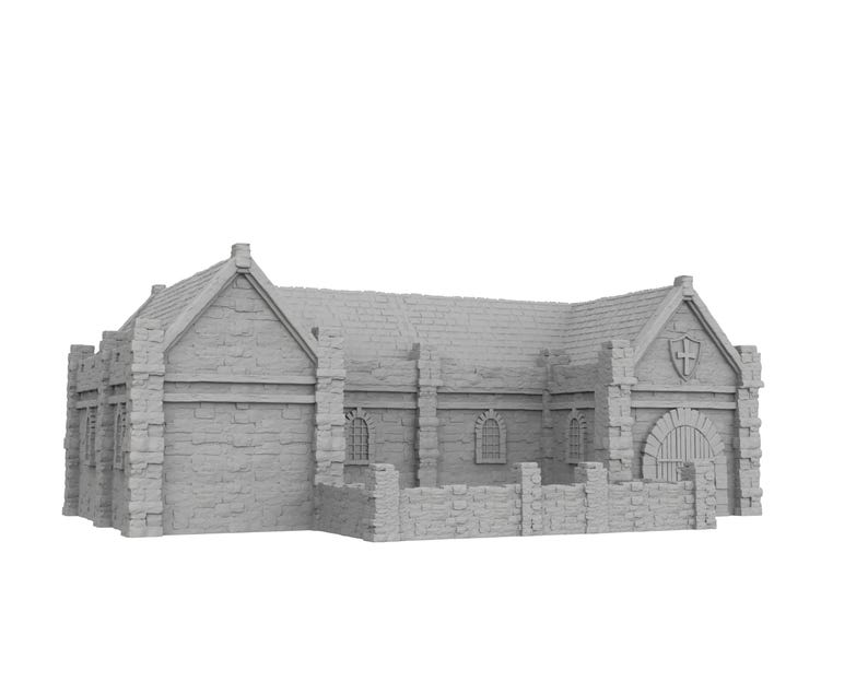 Anglo Saxon Early English Village - BARRACKS - Wargame Terrain Decor ...