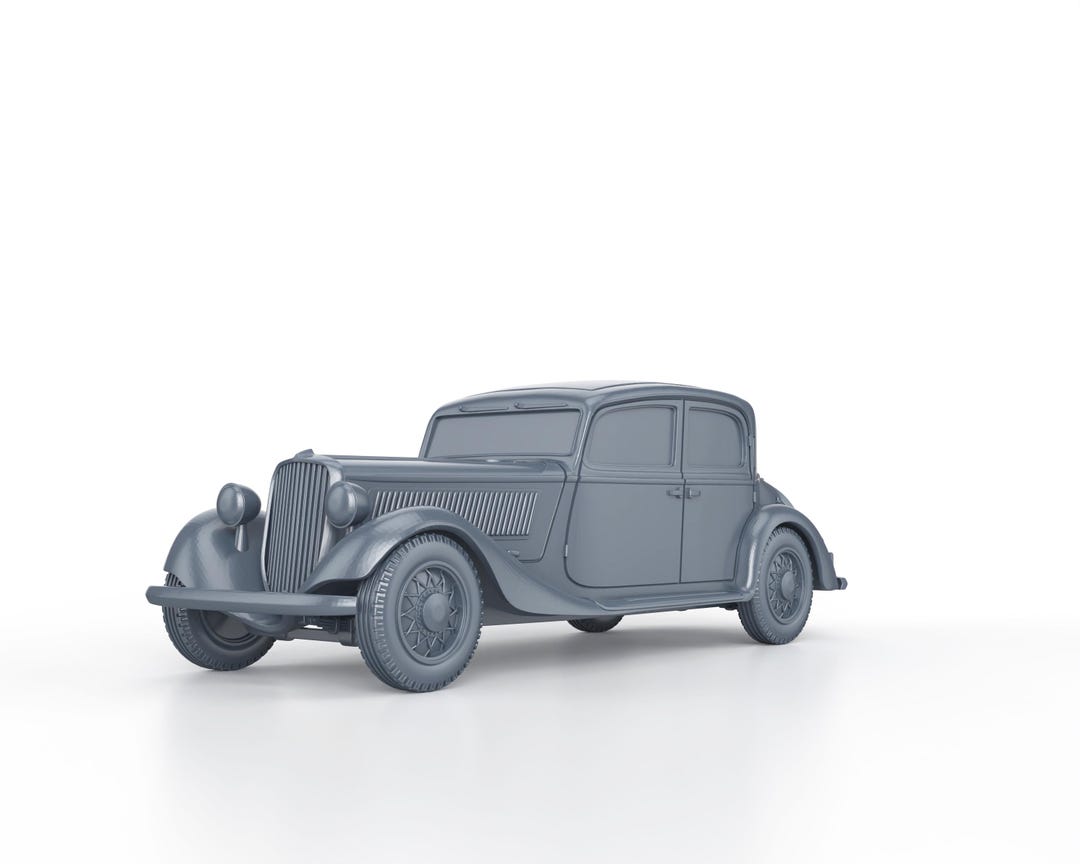 WWII ITALIAN - Fiat 527 Ardita 2500 Sport Solid - 1/100 15mm 1/87 Ho 1/ ...