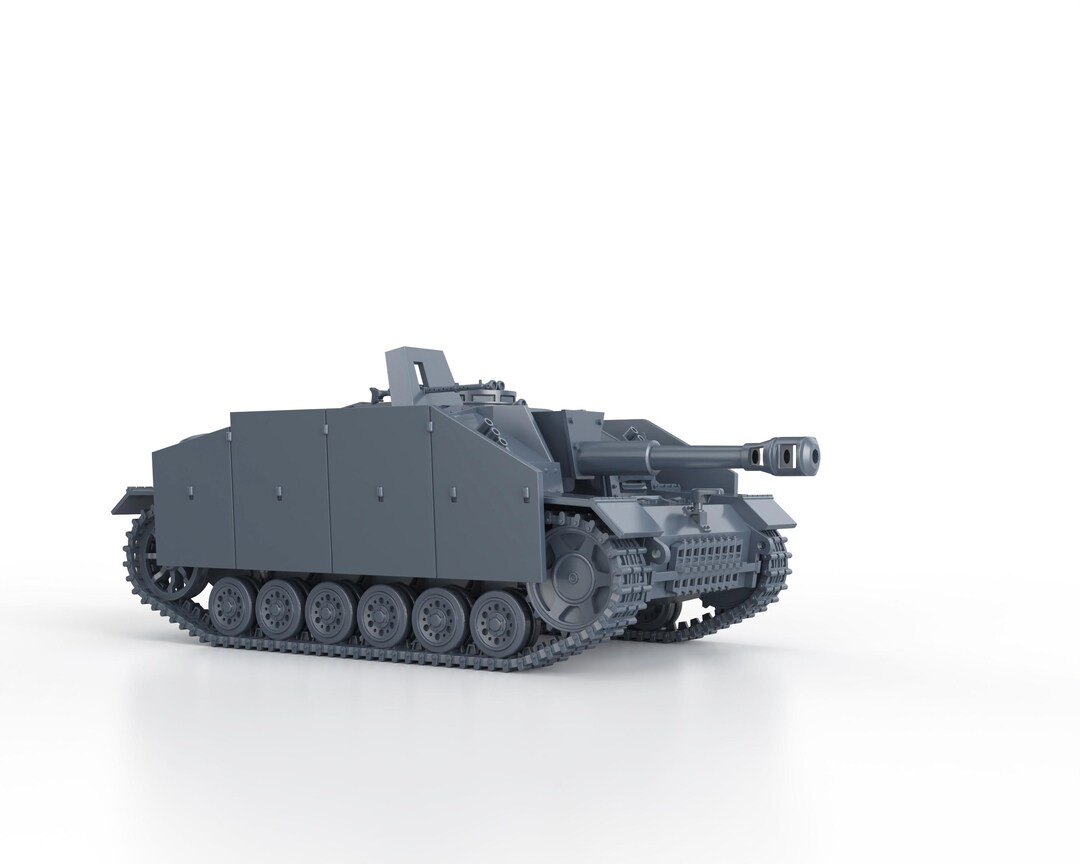 WWII GERMAN - Stuh 42 Mit Schutzen 10,5cm Sturmhaubitze 42 - 1/100 15mm ...