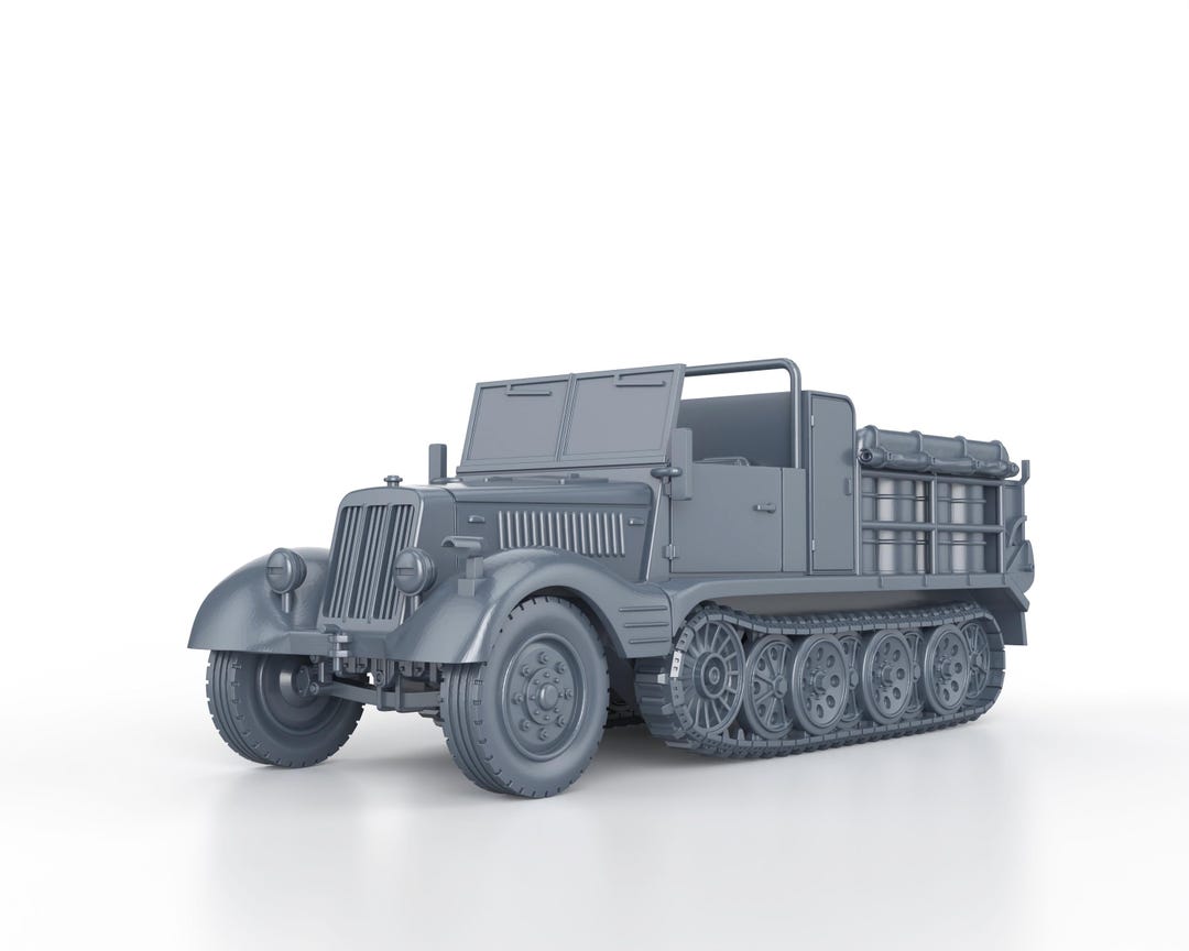WWII GERMAN Sd Kfz 11/2 Entgiftungskraftwagen 1/100 15mm 1/87 Ho 1/72 ...