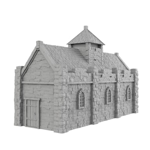 Anglo Saxon Early English Village - STABLES - Wargame Terrain Decor ...