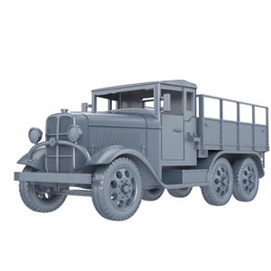 WWII Japan - Type 94 LORRY ISUZU - 1/100 15mm 1/87 Ho 1/72 20mm 1/56 ...
