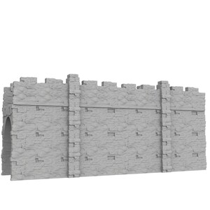 Anglo Saxon Early English Village - STRAIGHT WALL - Wargame Terrain ...