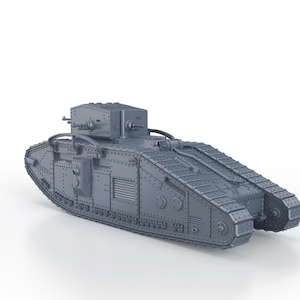 WWI Medium Tank Mark B Whippet (british Empire) 1/100 15mm 1/87 Ho 1/72 ...