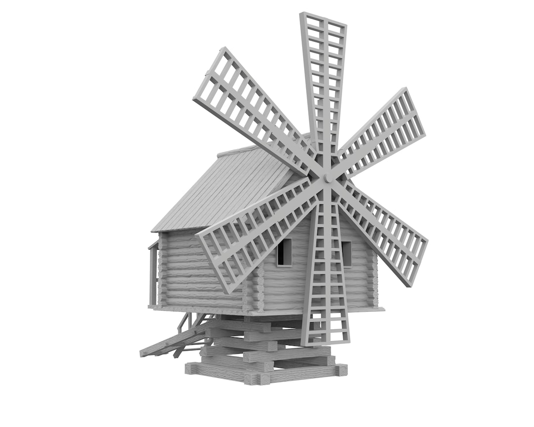 WOODEN WINDMILL - 78-WWIIED03 - Wwii Wargame Bolt Action Chain of ...