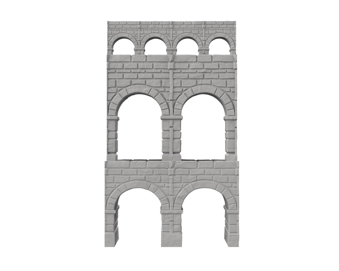 Roman Aqueduct - Wargame Terrain Decor SPQR Hail Caesar Gangs or Rome 1 ...