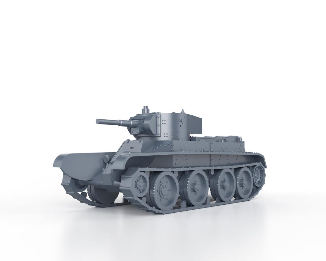 SCW - BT-5 - 1/100 15mm 1/87 Ho 1/72 20mm 1/56 28mm Miniatures Figures ...