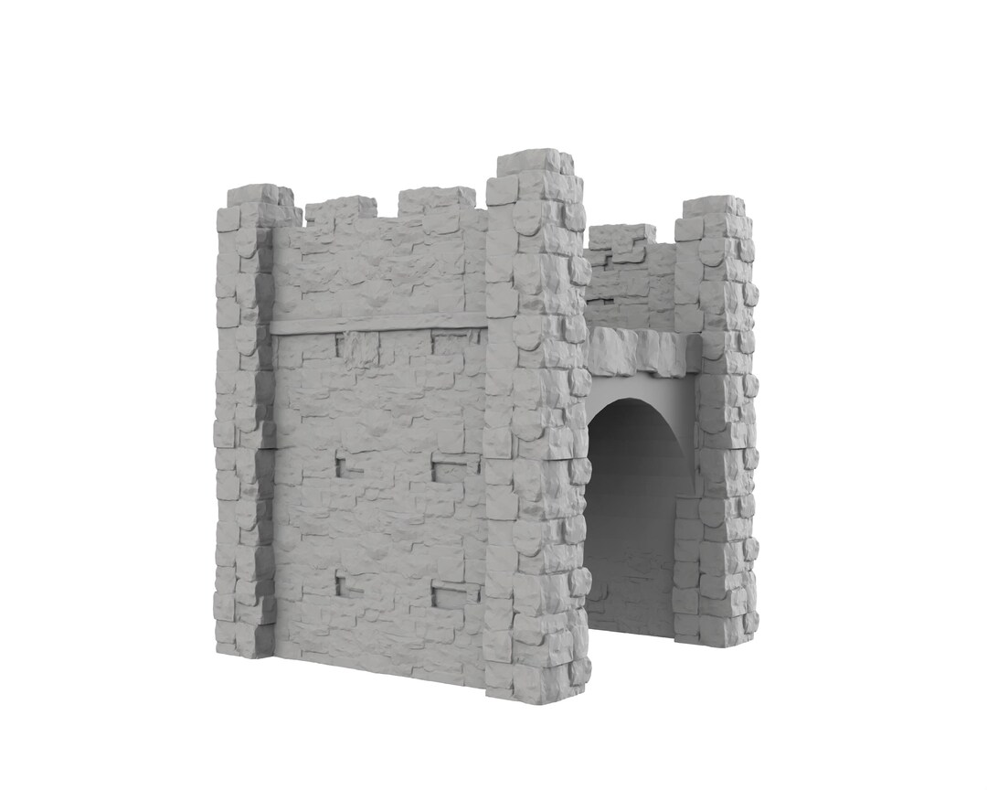 Anglo Saxon Early English Village - CONNECTOR WALL - Wargame Terrain ...