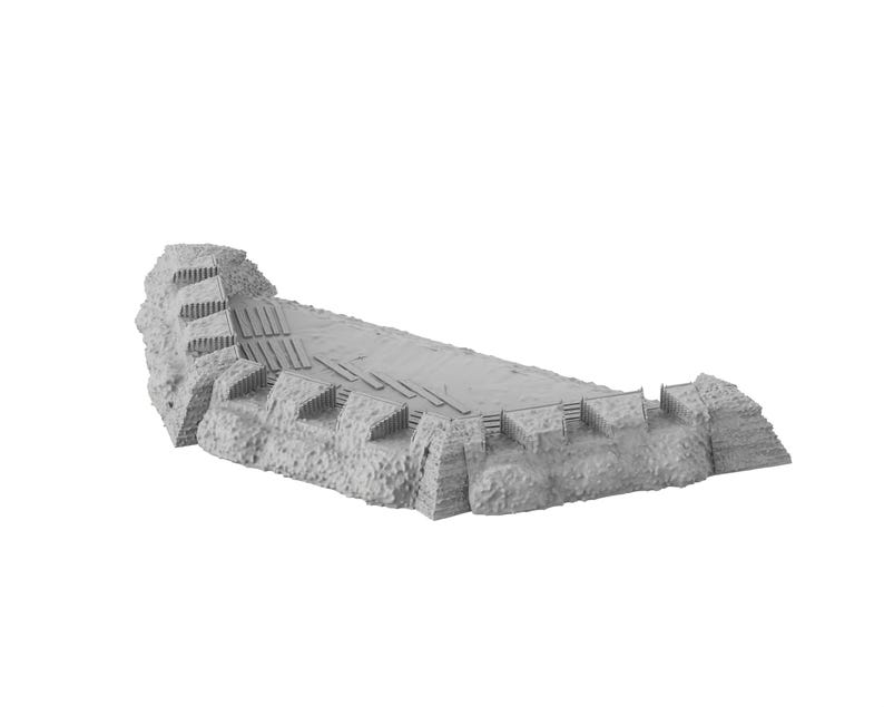 Great Redoubt of Borodino (ground) - NAP01 - Napoleonic 3D Printed ...