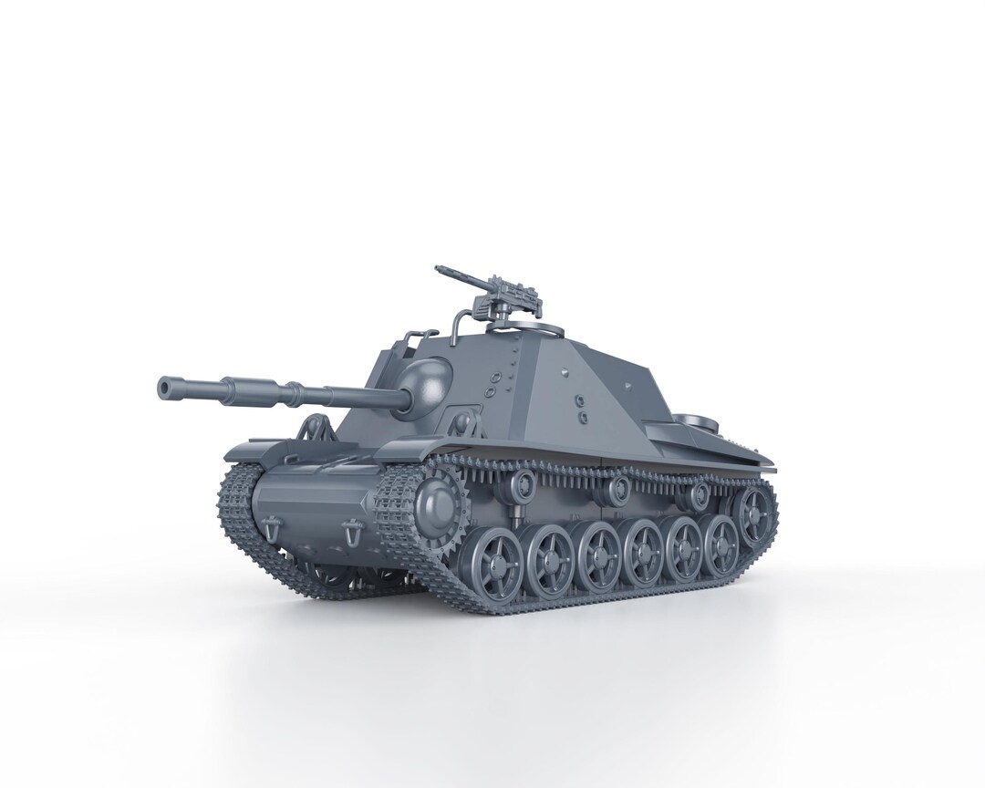 WWII Swedish PVKV M43 PANSARVARNSKANONVAGN (sweden) 1/100 15mm 1/87 Ho ...