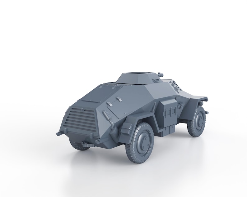 WWII GERMAN - Sd Kfz 221 - 1/100 15mm 1/87 Ho 1/72 20mm 1/56 28mm ...
