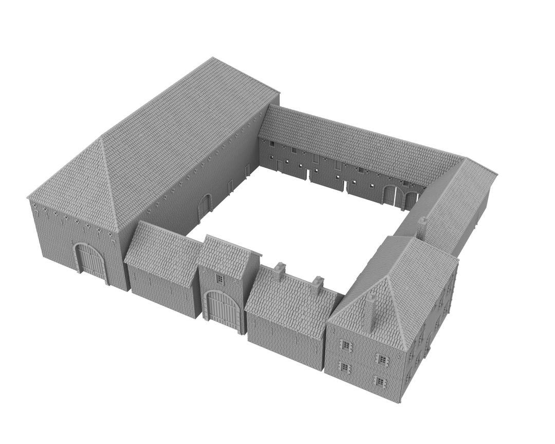 Ferme De Papelotte Complete Set - NAP01 Napoleonic 3D Printed Terrain ...