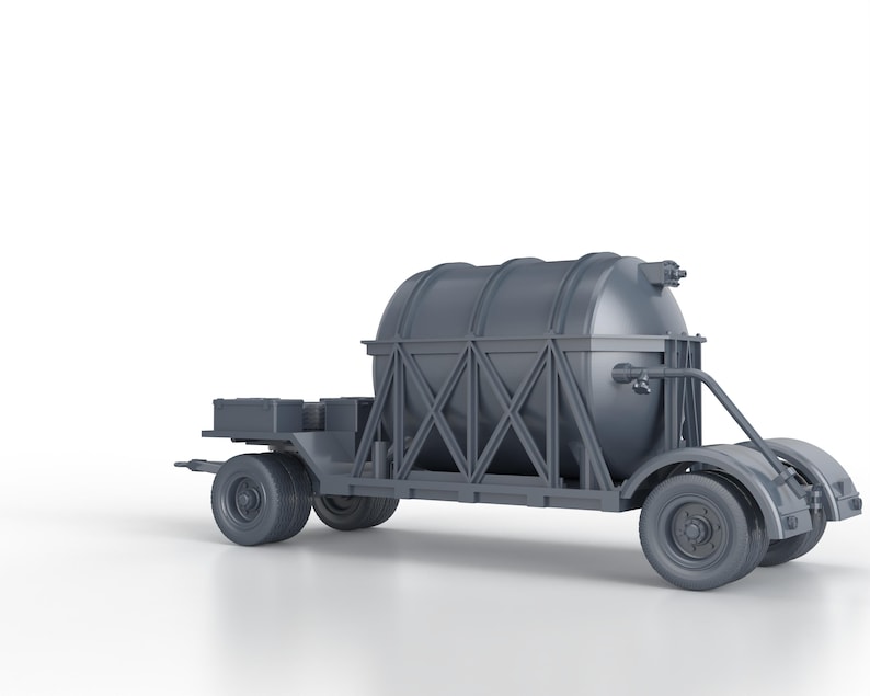 WWII GERMAN - A Stoffanhanger Liquid Oxygen Trailer for V2 Rocket - 1/ ...