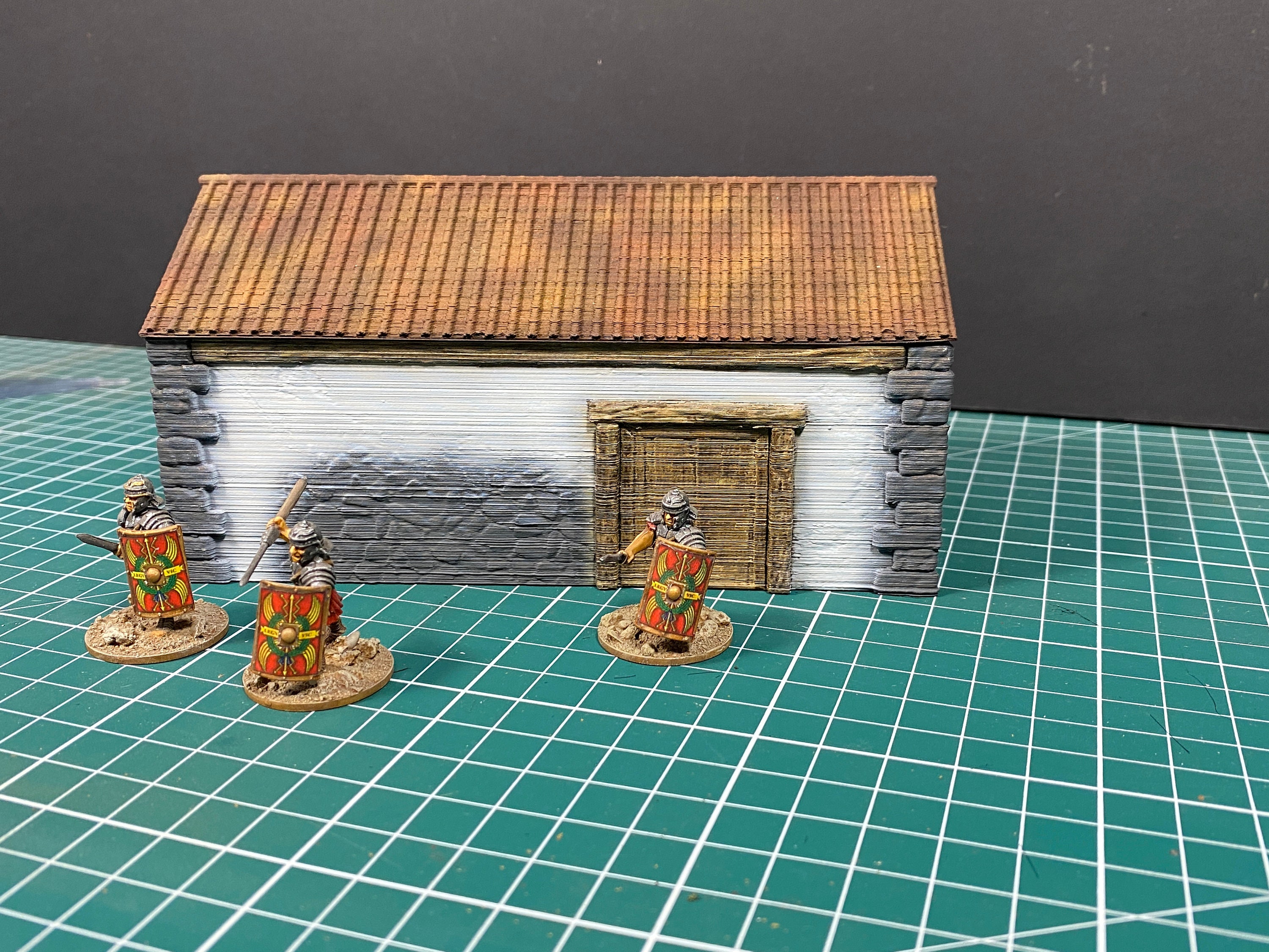 Small Roman House 1 Wargame Terrain Decor SPQR Hail Caesar Gangs or ...