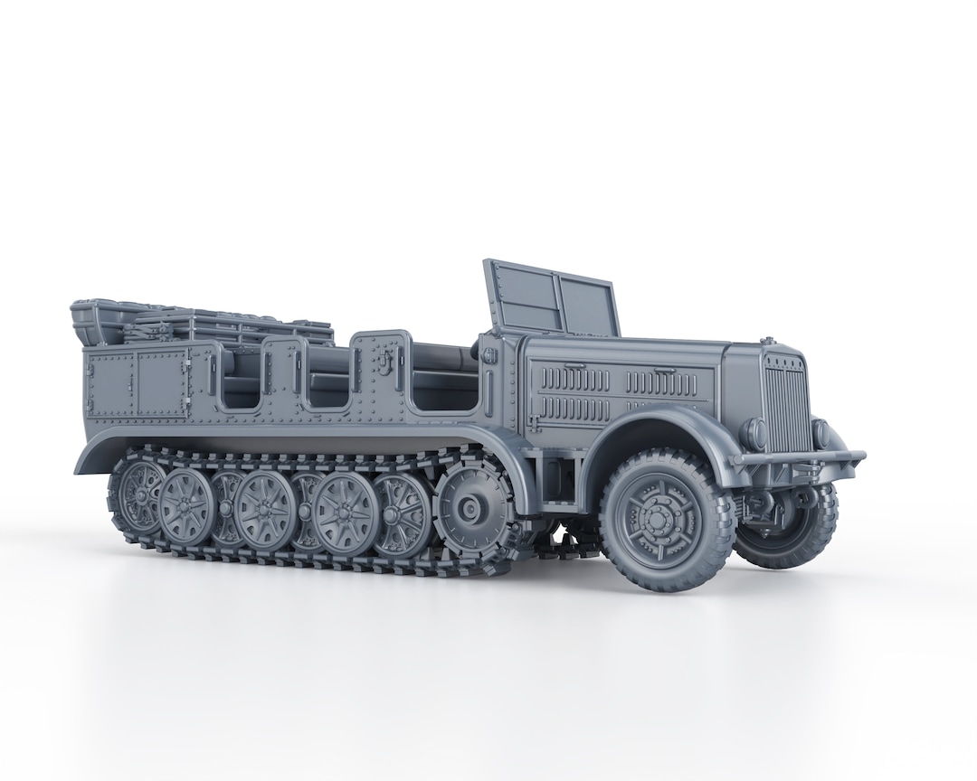 WWII ITALIAN - Breda 61 Artillery Tractor - 1/100 15mm 1/87 Ho 1/72 ...