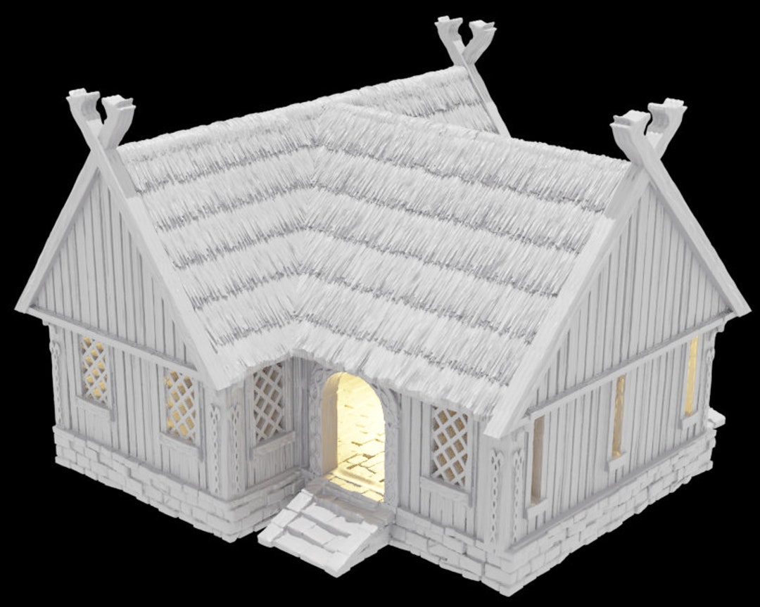 MERCHANT HOUSE Wargaming Medieval Medfan Warhammer Lotr Mesbg Rohan ...