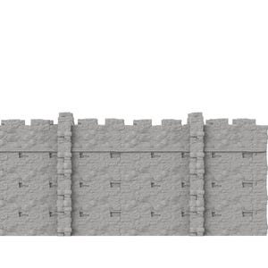 Anglo Saxon Early English Village - STRAIGHT WALL - Wargame Terrain ...