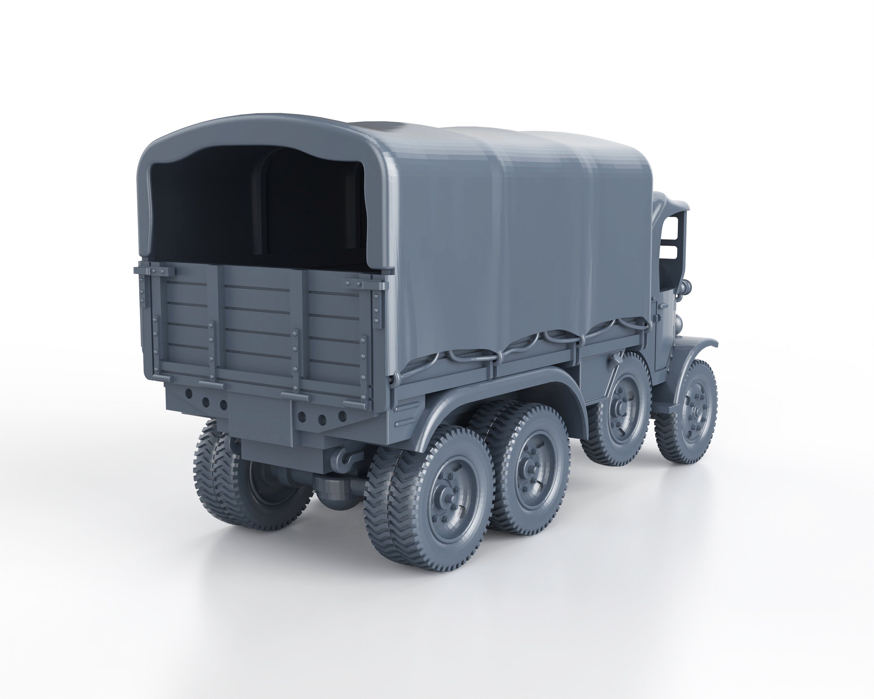 WWII ITALIAN - Fiat Dovunque 35 (canopy) - 1/100 15mm 1/87 Ho 1/72 20mm ...