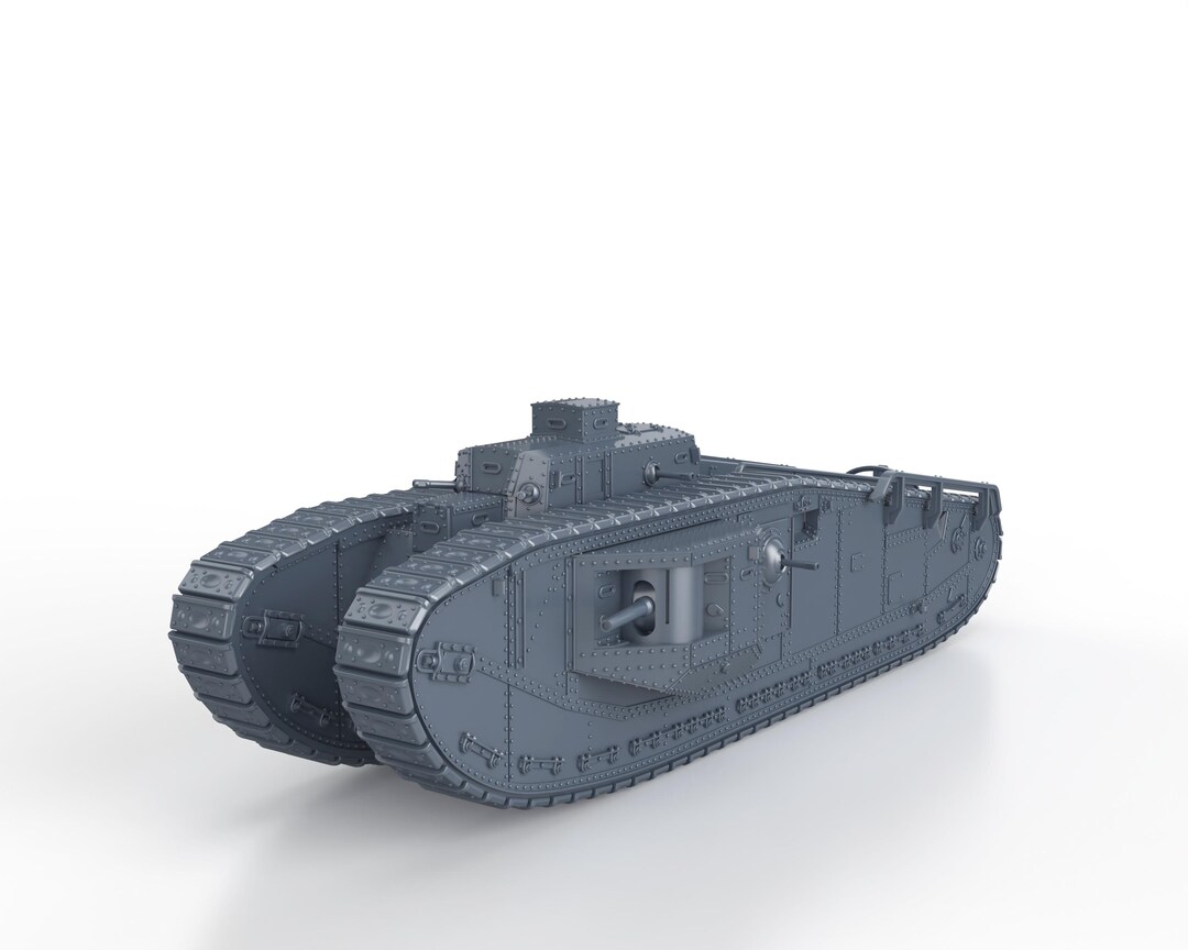 WWI Mark VIII Liberty (USA & British Empire) 1/100 15mm 1/87 Ho 1/72 ...