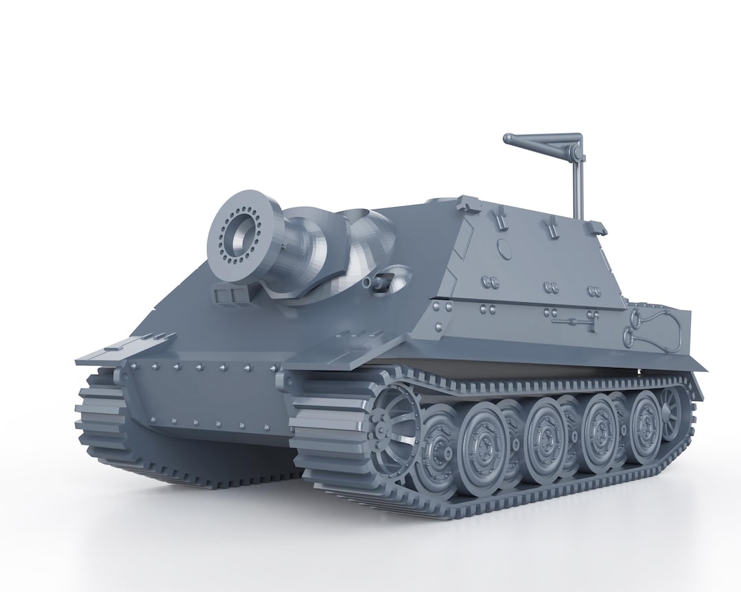 WWII GERMAN - Sturmtiger 38 Cm RW61 Auf Sturmmörser Tiger - 1/100 15mm ...