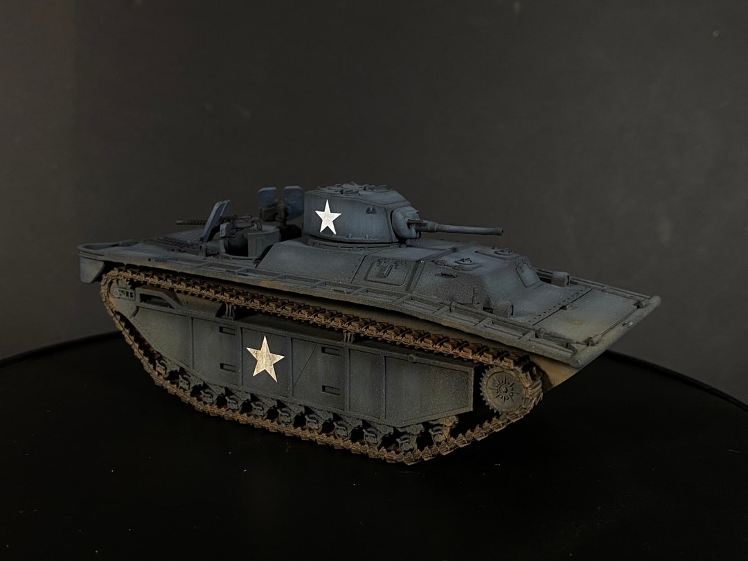 LVTA 1 USA American Amphibious Transport Tank WWII Wargame Wargaming ...