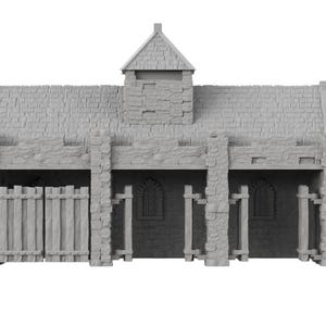 Anglo Saxon Early English Village - STABLES - Wargame Terrain Decor ...