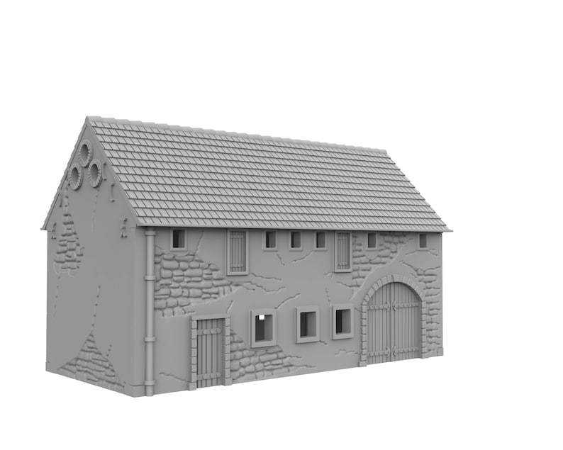 BARN FARMSTEAD GRANGE Normandy Wargame Wargaming Bolt Action Chain of ...