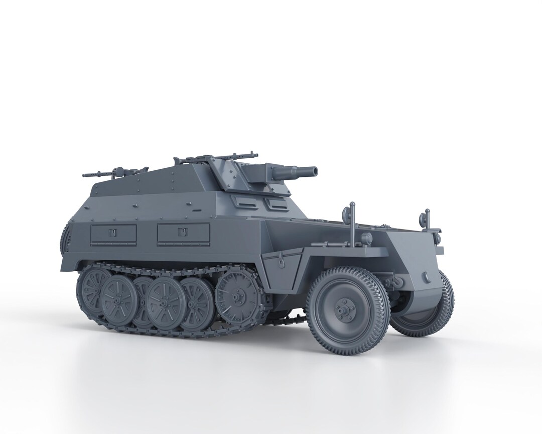 WWII GERMAN - Sdkfz 250/8 Leichte Schutzen - 1/100 15mm 1/87 Ho 1/72 ...