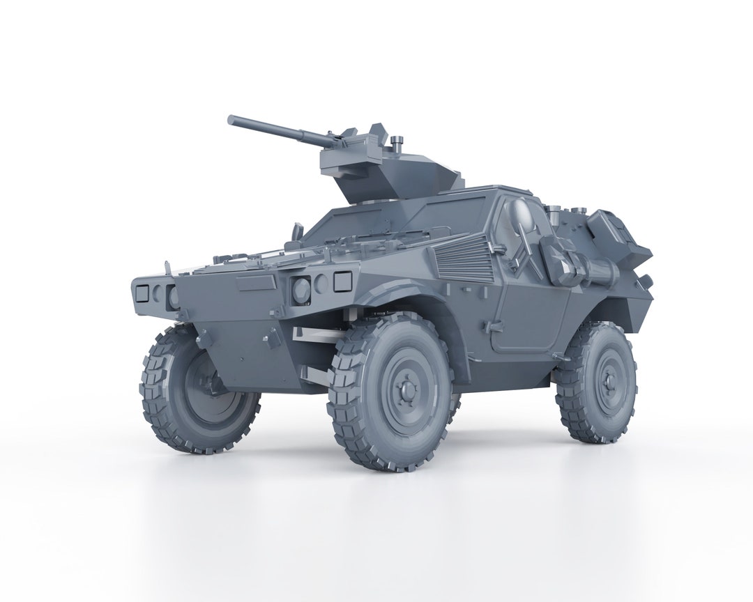 MODERN French - Panhard VBL Front Turret - 1/100 15mm 1/87 HO 1/72 20mm ...