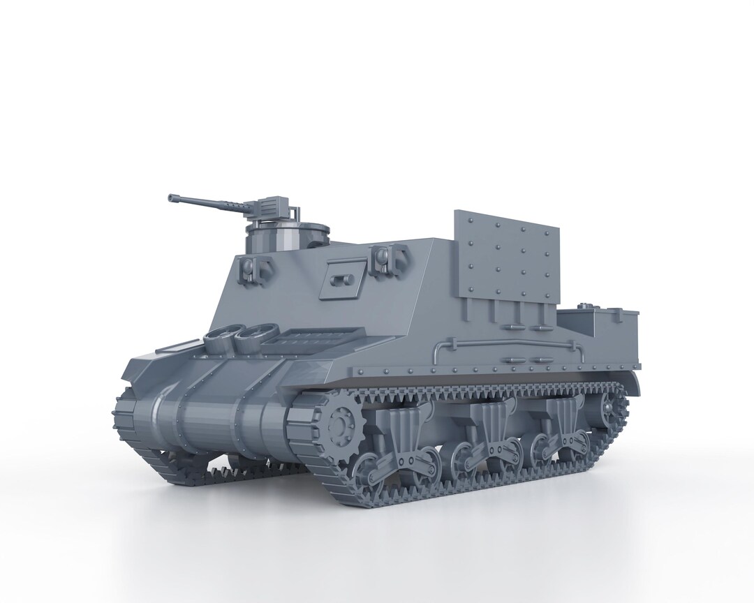 WWII British M7 Kangaroo APC 1/100 15mm 1/87 Ho 1/72 20mm 1/56 28mm ...