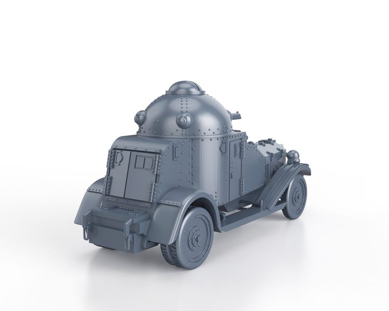 INTERWAR - Vickers Crosley Armored Car - 1/100 15mm 1/87 Ho 1/72 20mm 1 ...