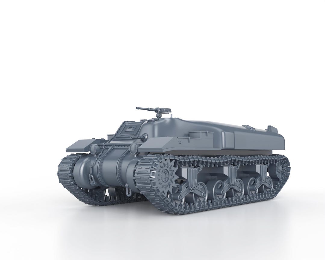 WWII US UK - Ram Kangaroo Apc - 1/100 15mm 1/87 Ho 1/72 20mm 1/56 28mm ...