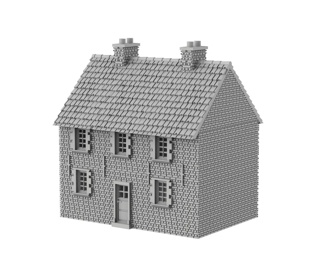 Papelotte Farm Straight House - NAP01 - Napoleonic 3D Printed Terrain ...