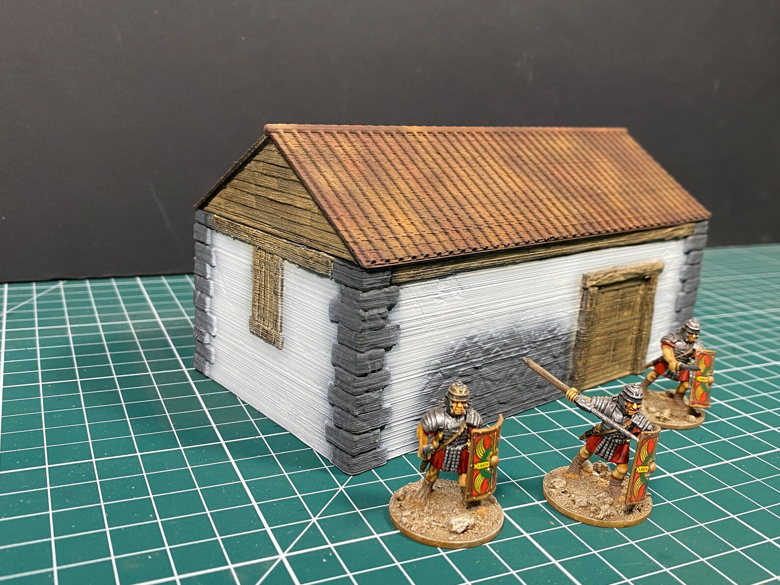 Small Roman House 1 Wargame Terrain Decor SPQR Hail Caesar Gangs or ...