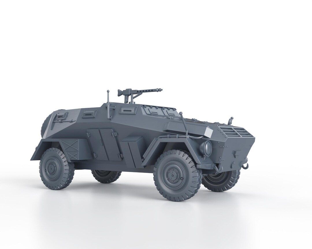 WWII GERMAN - Sdkfz 247 Ausf B - 1/100 15mm 1/87 Ho 1/72 20mm 1/56 28mm ...