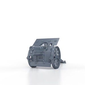 WWII GERMAN 15 Cm Sfh M.14(ö) SKODA 14/39 149mm Howitzer 1/100 15mm 1/ ...