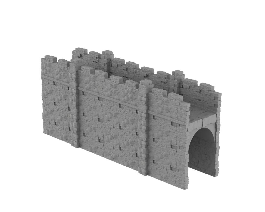Anglo Saxon Early English Village - STRAIGHT WALL - Wargame Terrain ...