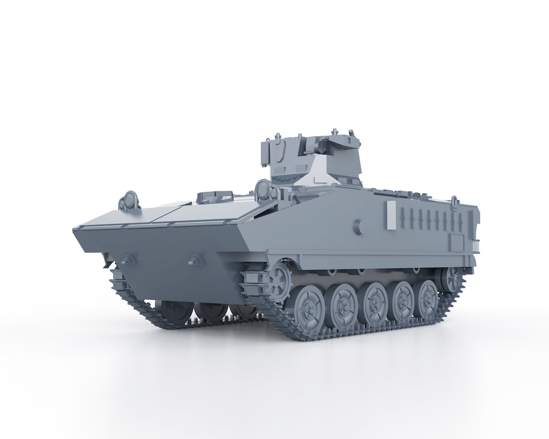 French MODERN - Amx 10p Voa Turret - 1/100 15mm 1/87 Ho 1/72 20mm 1/56 ...