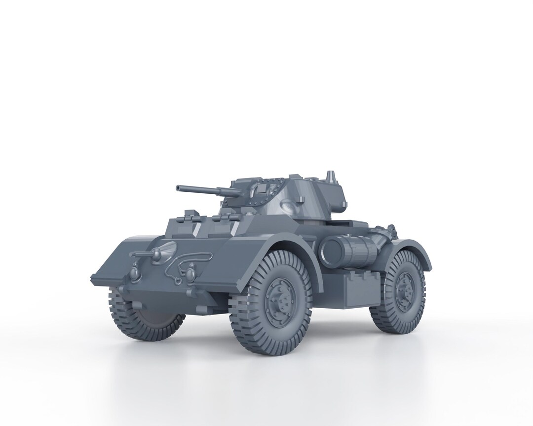 WWII British Staghound T17E1 1/100 15mm 1/87 Ho 1/72 20mm 1/56 28mm ...