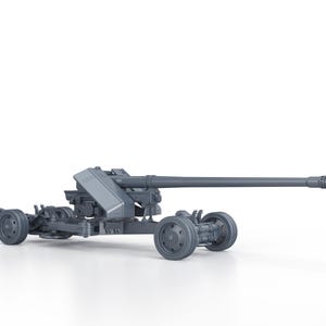 WWII Pak 44 128mm Anti-tank Gun Transport 1/100 15mm 1/87 Ho 1/72 20mm ...