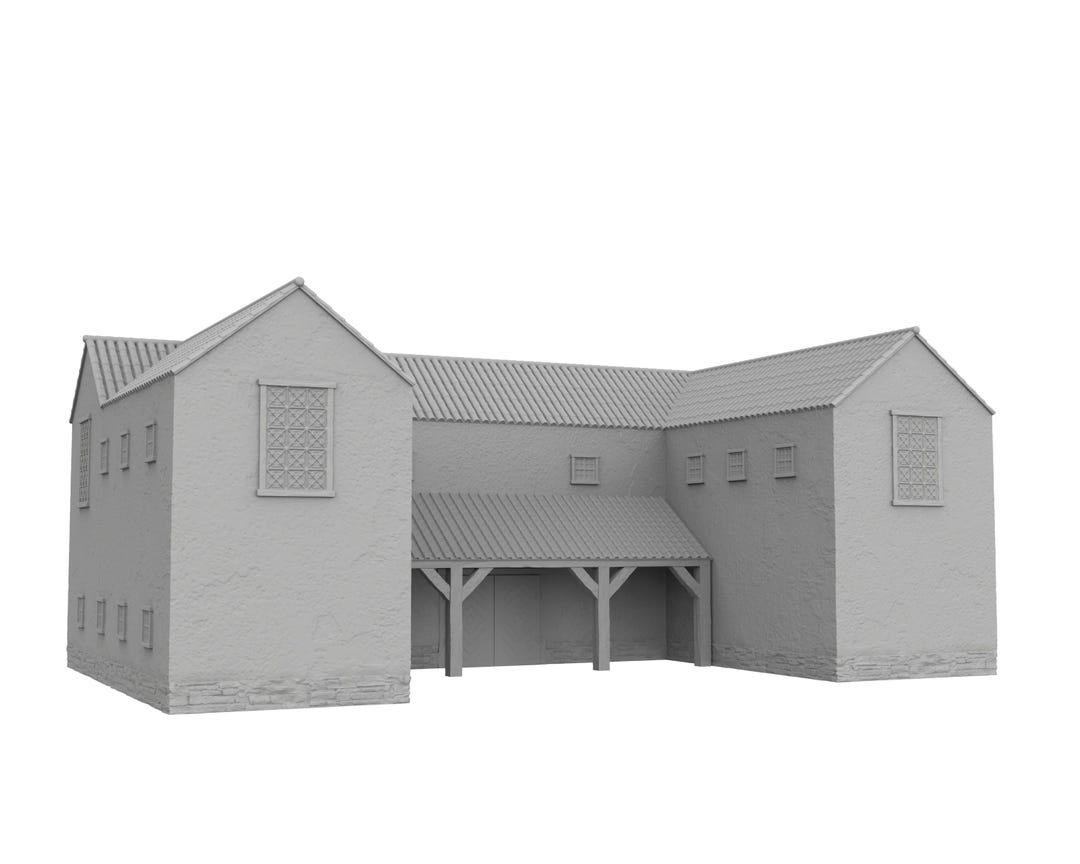 Roman Medium Villa - Wargame Terrain Decor SPQR Hail Caesar Gangs or ...