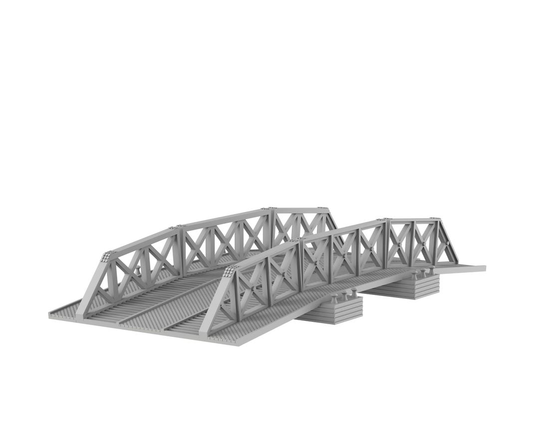 WWII Pontoon Bridge - Wwiied02 - 28mm 1/72 20mm HO 15mm 1/100 Wargame ...
