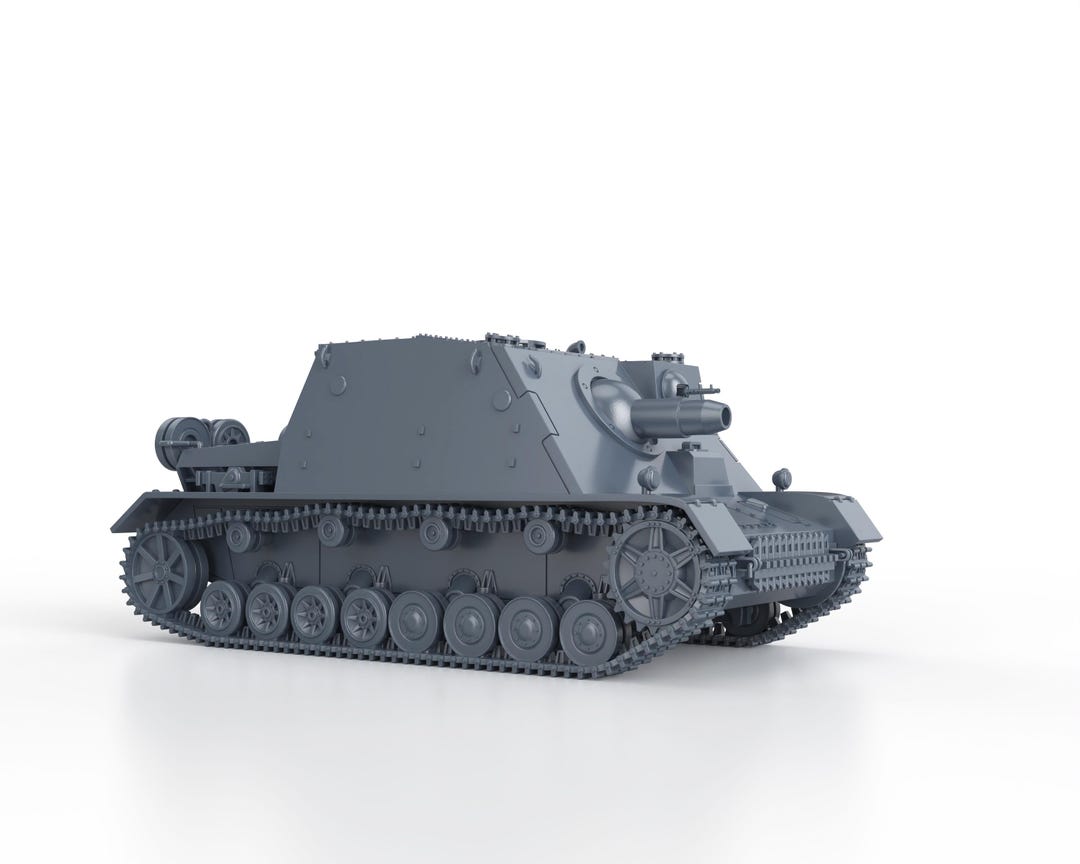 WWII GERMAN - Stuh 43 15cm Sturmpanzer IV (late) "brummbar" Stupa - 1/ ...