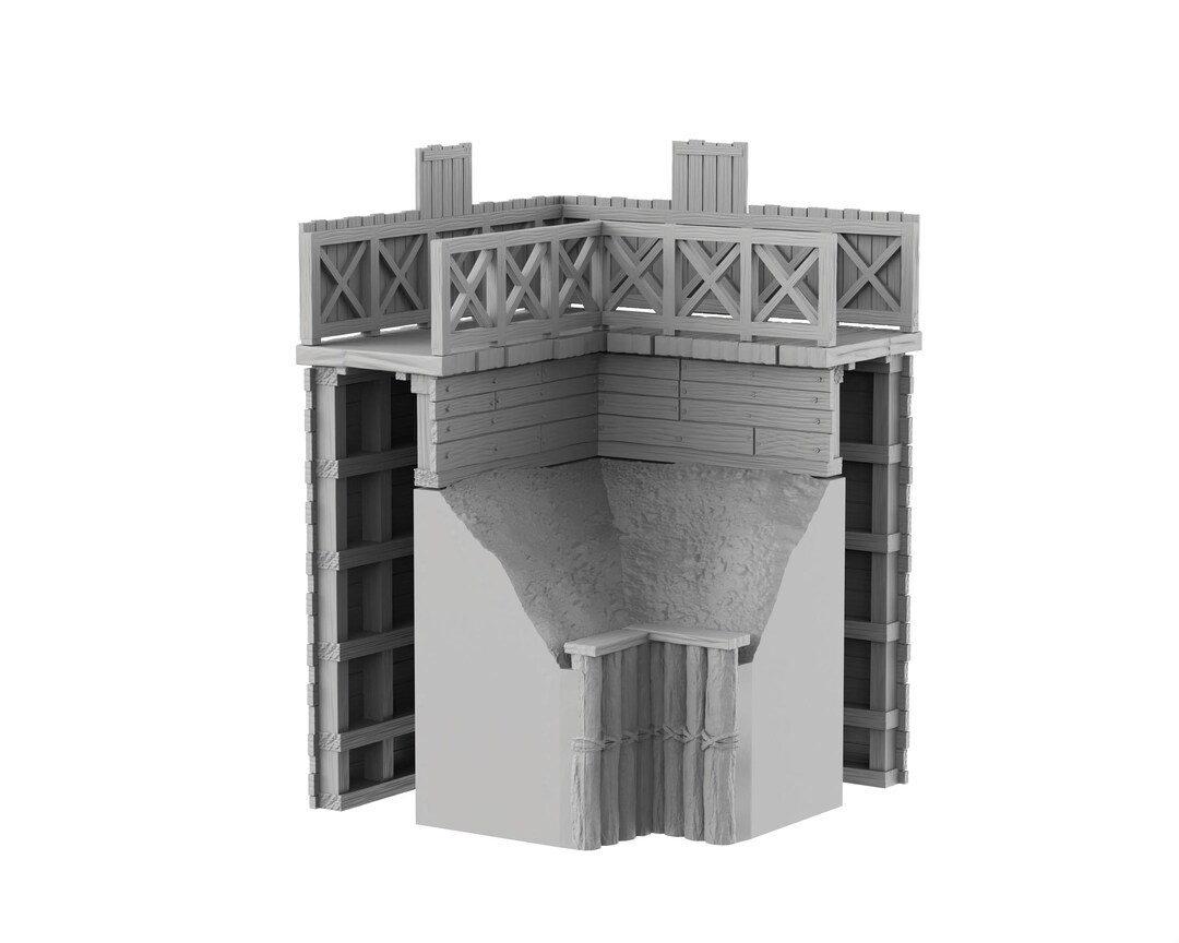 Corner Wall (sand) - Roman Fortified Marching Camp - Wargame SPQR Hail ...