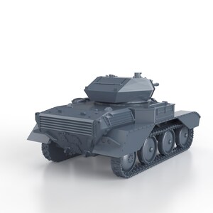WWII British Light Tank MK-VIII (A25) 1/100 15mm 1/87 Ho 1/72 20mm 1/56 ...