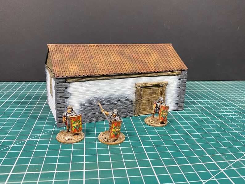 Small Roman House 1 Wargame Terrain Decor SPQR Hail Caesar Gangs or ...