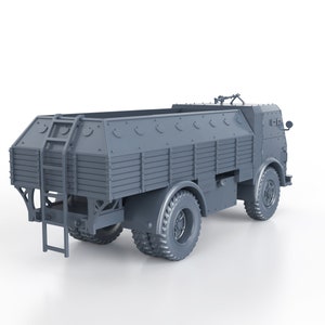 WWII ITALIAN - Fiat 665 NM Protetto Blindato - 1/100 15mm 1/87 Ho 1/72 ...
