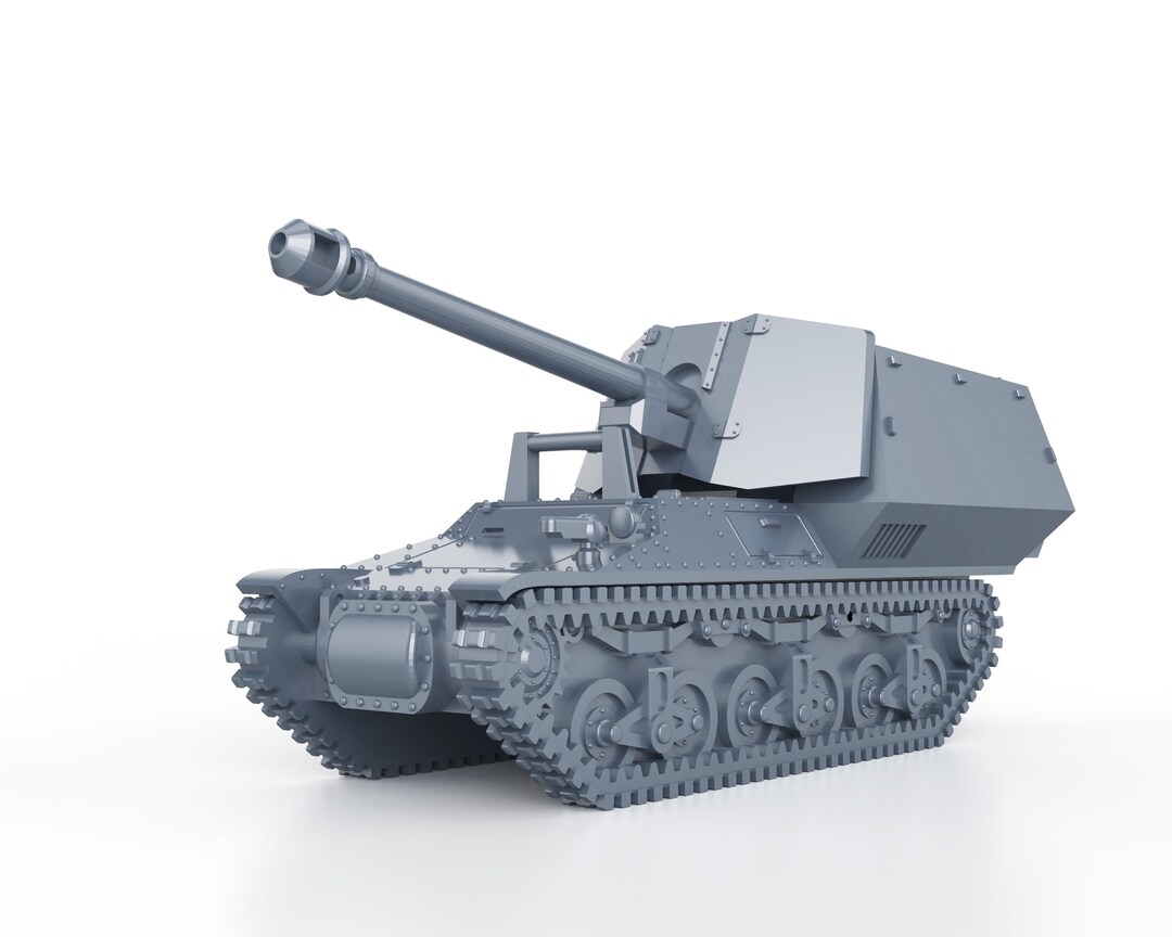 WWII GERMAN - Marder I - 1/100 15mm 1/87 Ho 1/72 20mm 1/56 28mm ...