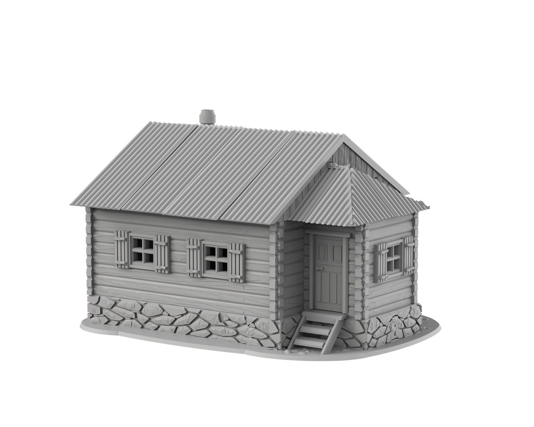 ISBA HOUSE HOUSE #8 Soviet Russian Eastern Front House Bolt Action ...